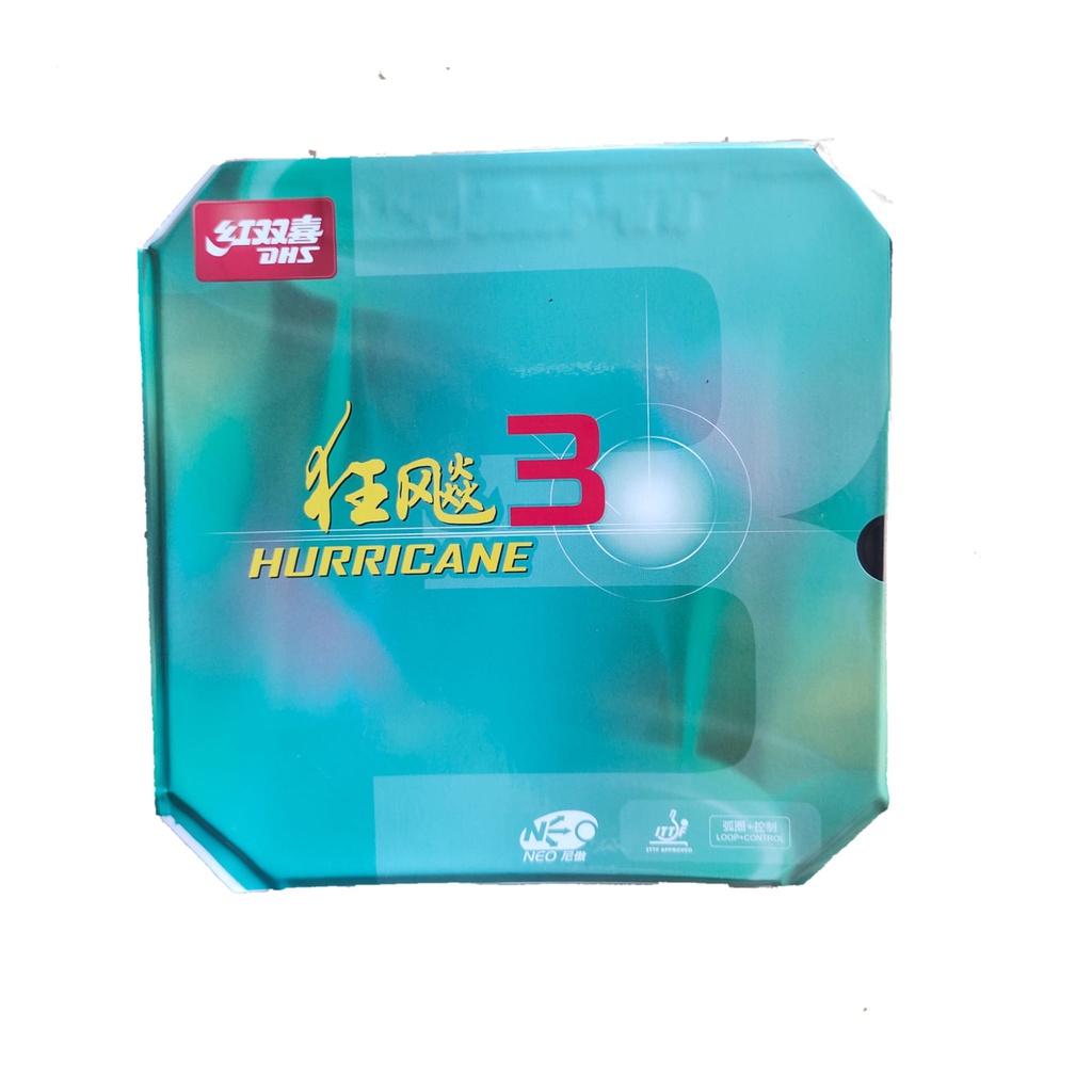DHS Hurricane 3 Neo Original Table Tennis Rubber | Shopee Philippines