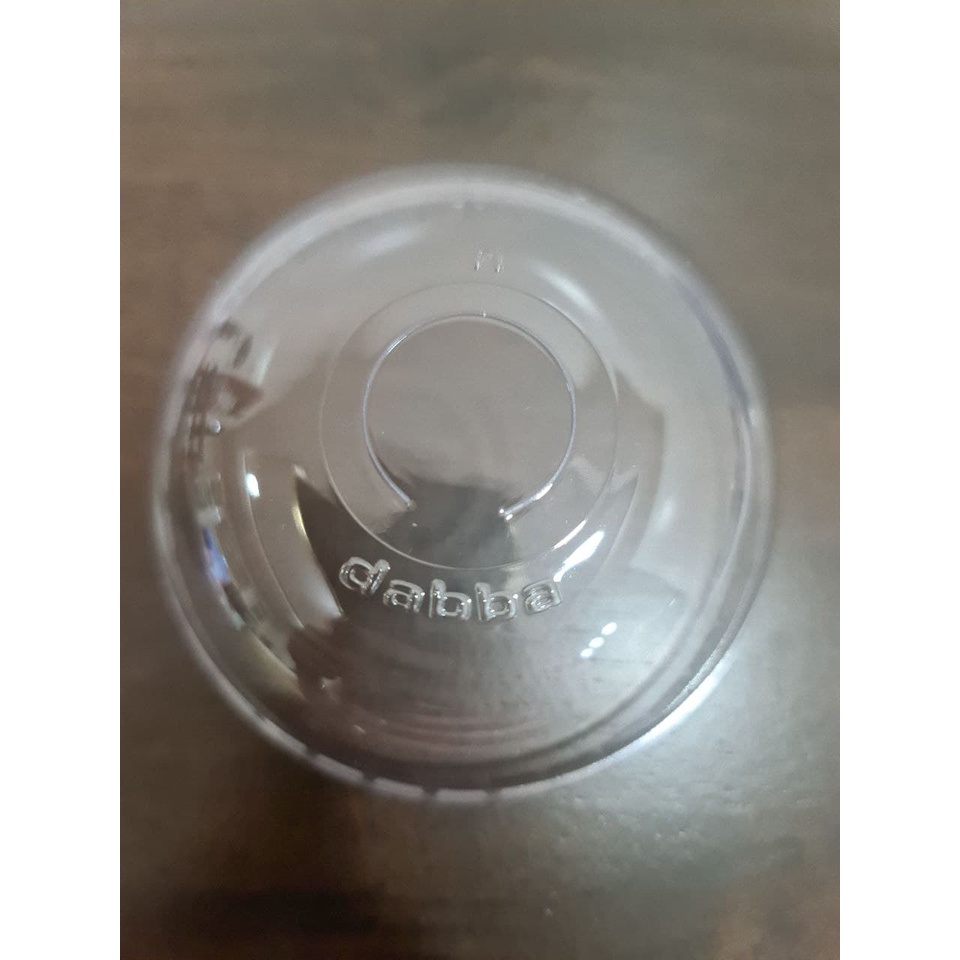Dabba PET Elegant Dabba Lids Dome Lid / Flat Lid / Strawless Lid 50pcs ...