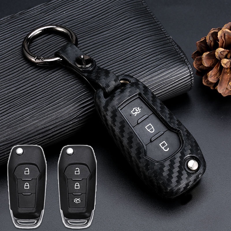Silicone Flip Remote Control Car Key Cover Case for Ford F-150 F-250 ...