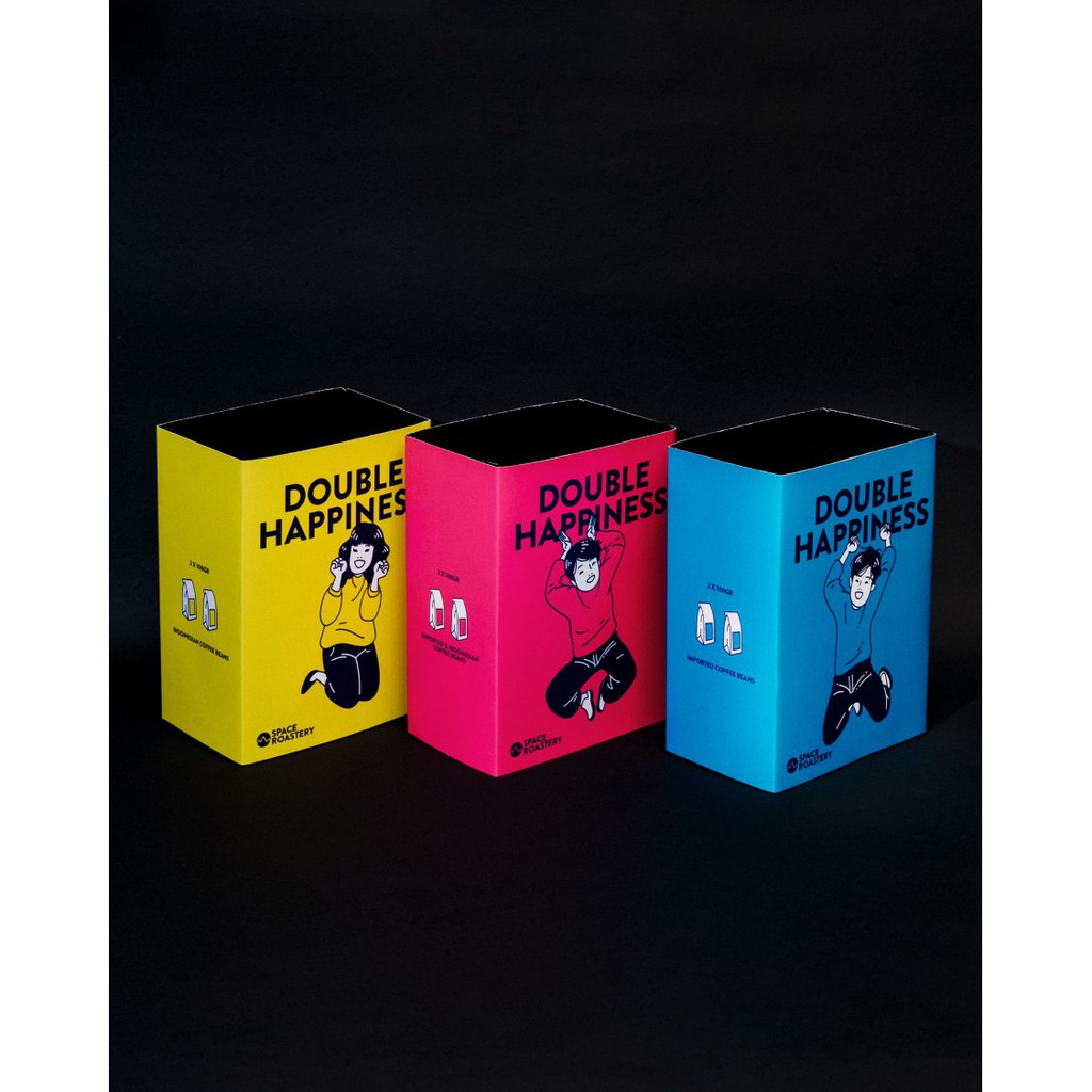 Space Roastery Double Happiness: 2 x 100 Gram Coffee Package 2 Coffee ...