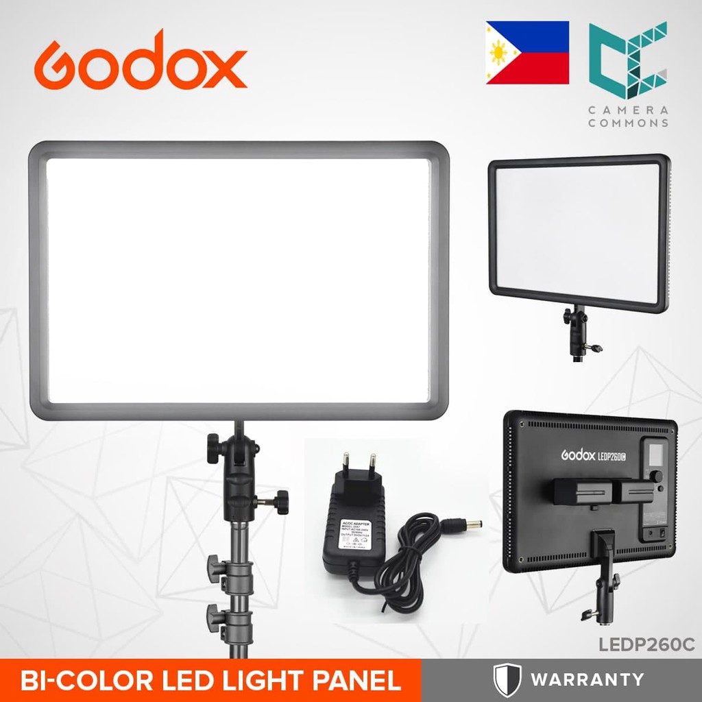 Godox LEDP260C Bi-Color LED Light Panel P260C | Shopee Philippines