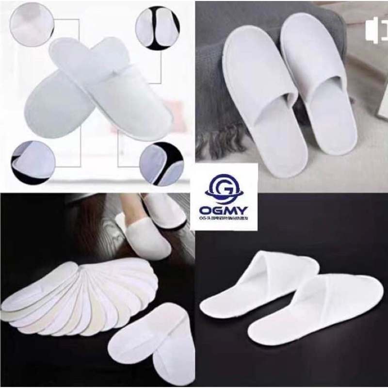 Samarah Disposable White Slipper | Disposable Hotel | ahome | Spa ...