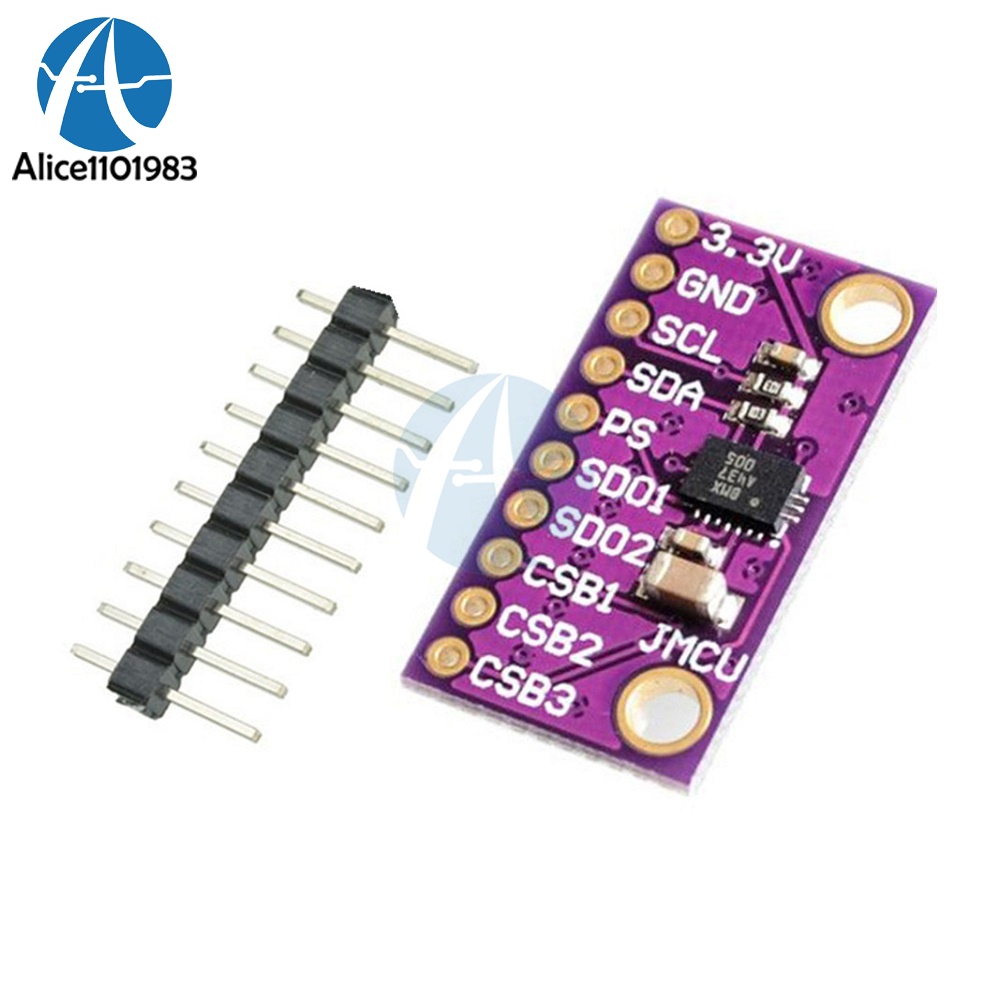 IIC I2C 9DOF BMX055 IMU Precision Integrated 9-Axis Attitude Sensor ...