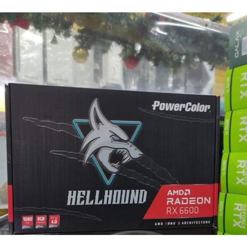 POWERCOLOR Hellhound AMD Radeon RX 6600 8GB GDDR6 Graphics Card ...