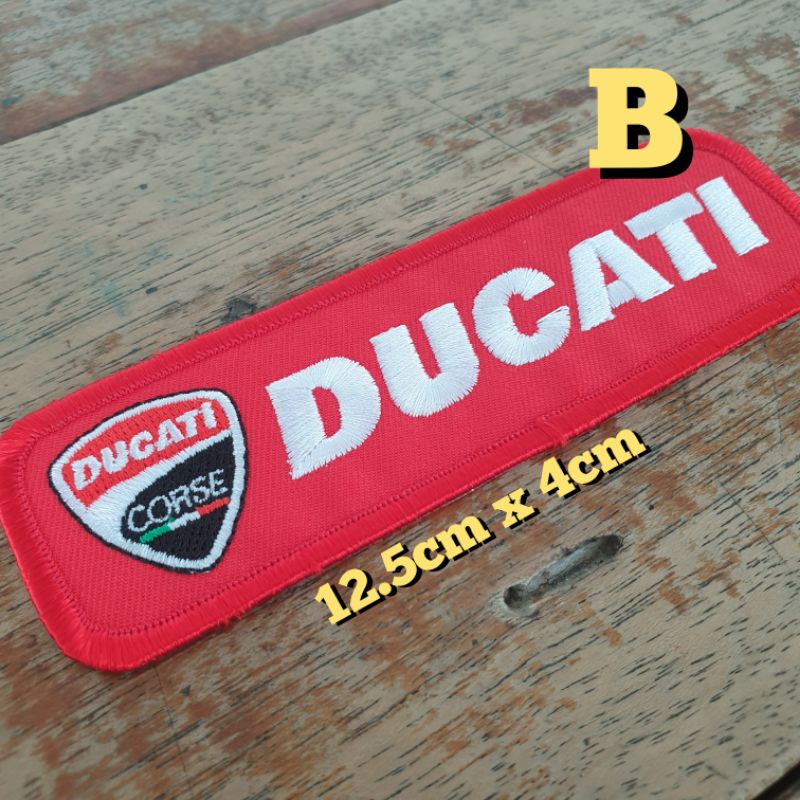 Ducati embroidery patches 10 . | Shopee Philippines