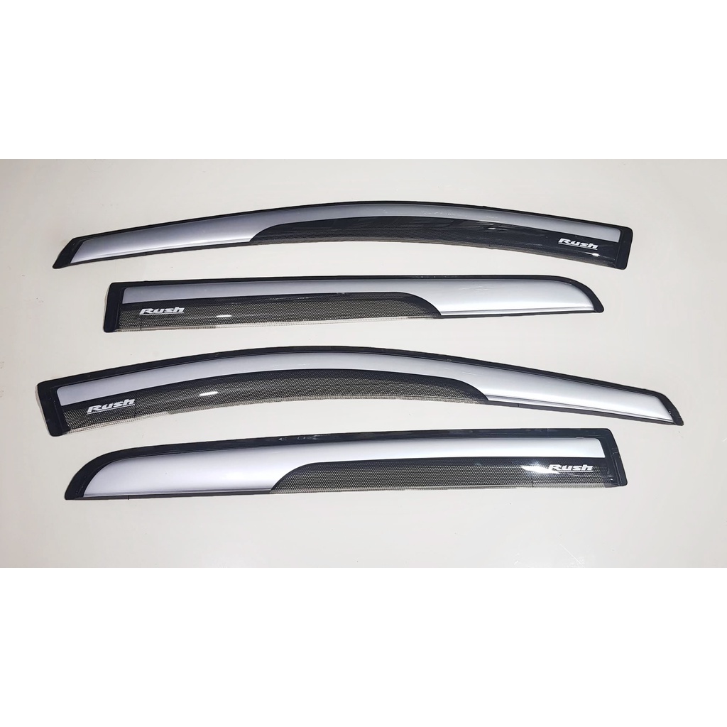 Door Visor Rain Visor for Toyota Rush Two Tone Blacknet | Shopee ...