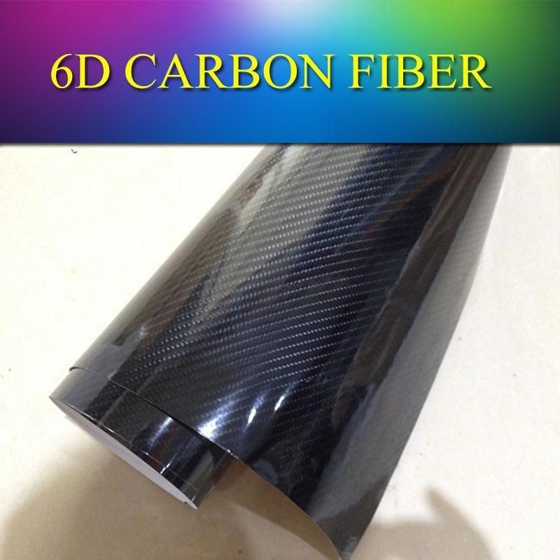 6D Black Glossy Carbon Fiber Car Sticker 50cm x 50cm | Shopee Philippines