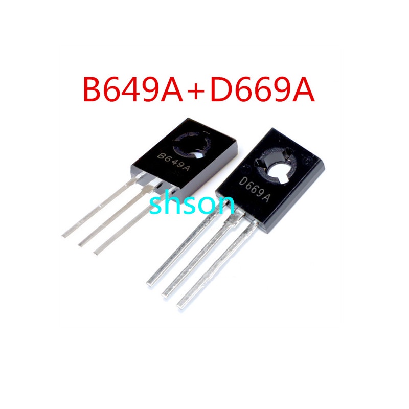 20pcs D669A B649A 2SD669A 2SB649A TO-126 Audio Tube 1.5A 160V Audio ...