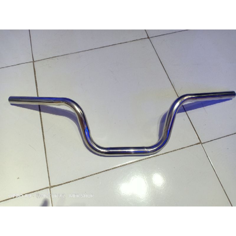 stainless manobela /handle bar for bajaj | Shopee Philippines