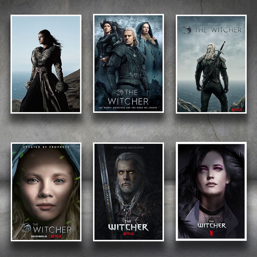 The Witcher Season 1 Classic Movie Retro Poster Prints Wall Painting ...