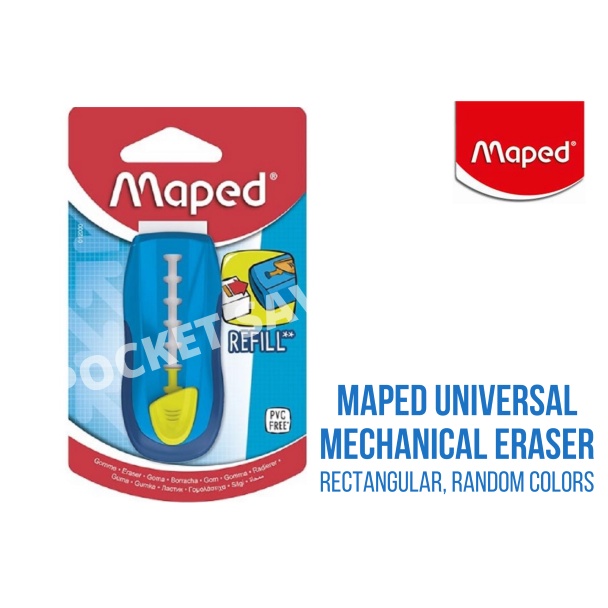 MAPED Universal Mechanical Eraser (Rectangular, Refillable, Easy Grip ...