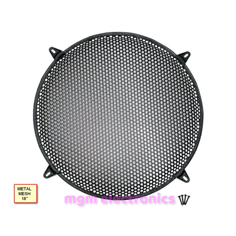 1PC. Speaker Mesh grill cover 18" with 4 clamps and 4 screws | Shopee ...