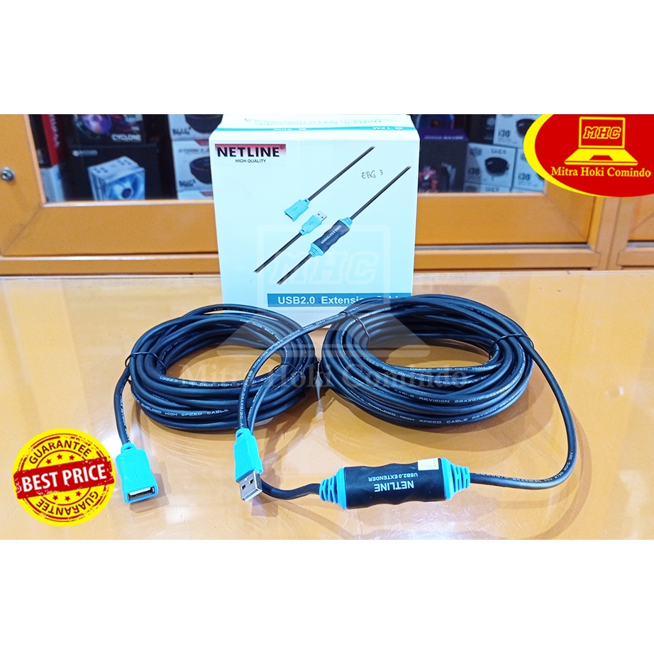 Original 15M USB 2.0 Extension Netline Cable | Shopee Philippines