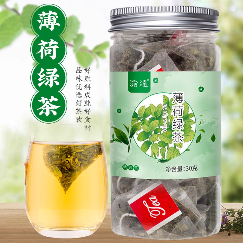 Mint Green Tea Healthy Flower Tea Mint Green Tea Healthy Tea Bottled ...