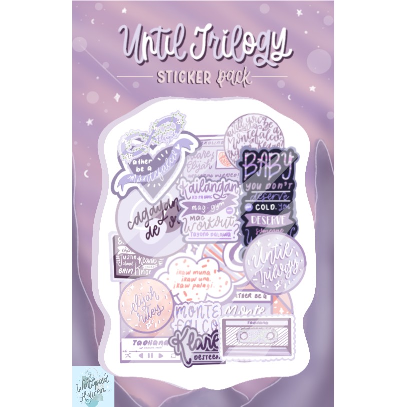 Jonaxx Until Trilogy Sticker Pack | Shopee Philippines
