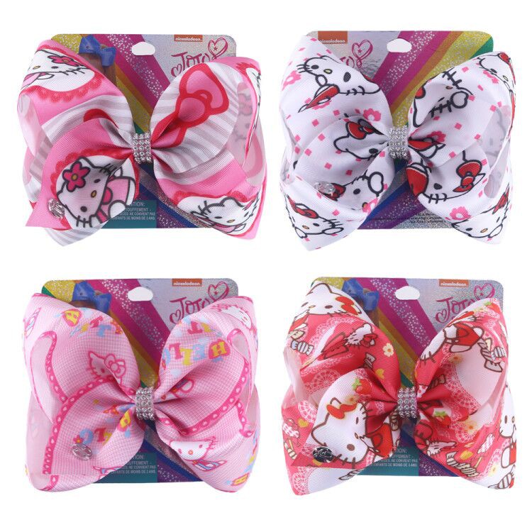 8 inches JoJo Bows Jojo Siwa Rainbow Printed Knot Ribbon | Shopee ...