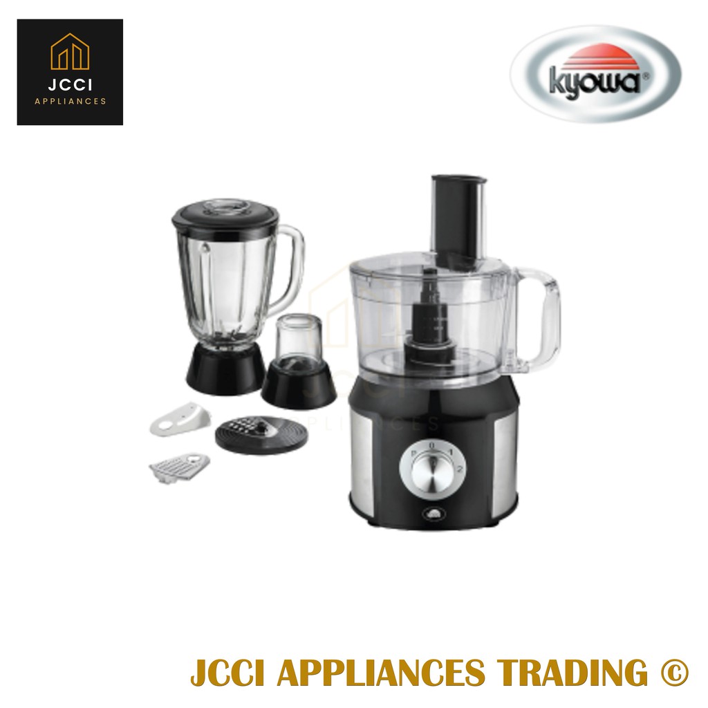 Kyowa Food Processor 3 in 1 Food Processor with Glass Blender and Dry ...