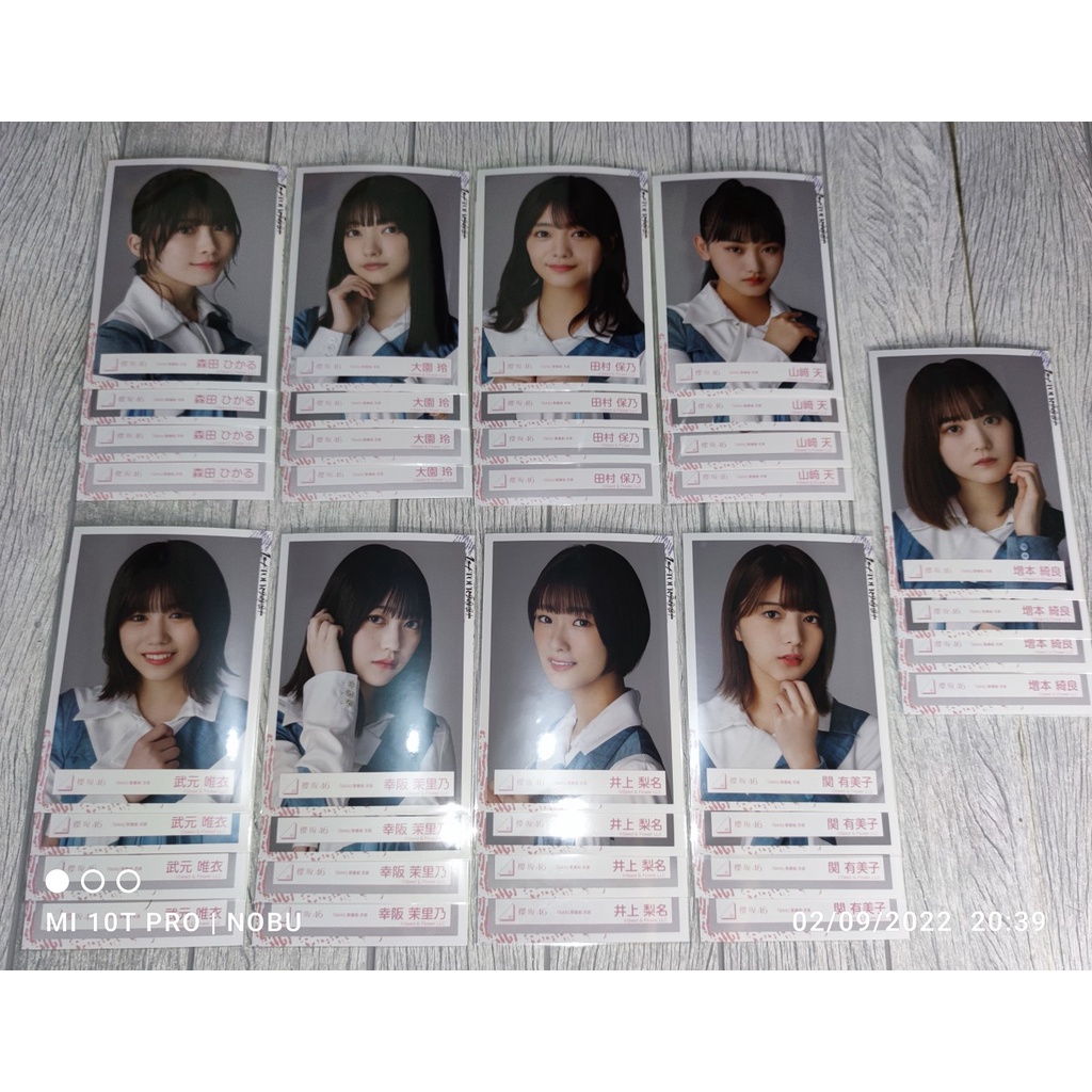 Sakurazaka46 Photopack Set TIRE Uta bangumi isho | Shopee Philippines