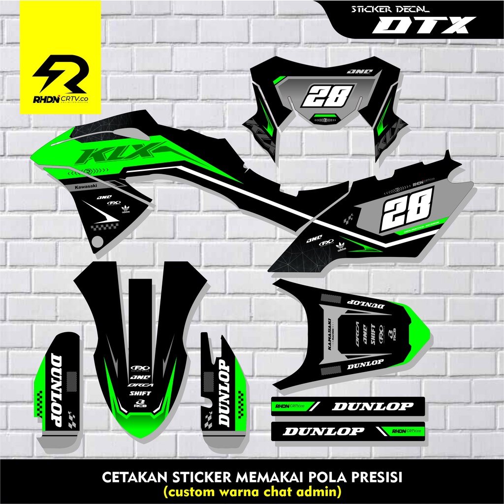 Klx BF decal - klx BF decal sticker - kawasaki BF decal - 150L kawasaki ...