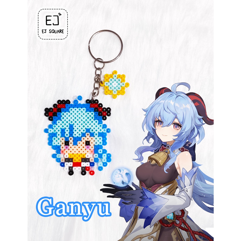 GENSHIN IMPACT LIYUE AND INAZUMA CHARACTERS PERLER BEAD KEYCHAINS FAN ...
