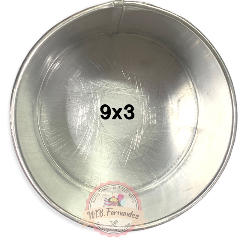 Round Baking Pan Aluminum 4x3 5x3 6x3 7x3 8x3 9x3 | Sold per piece ...