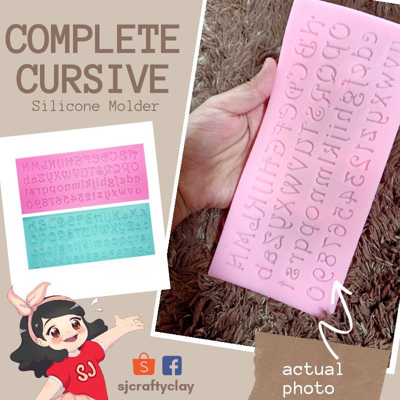 SJCC Complete Cursive Letter Mold | Shopee Philippines
