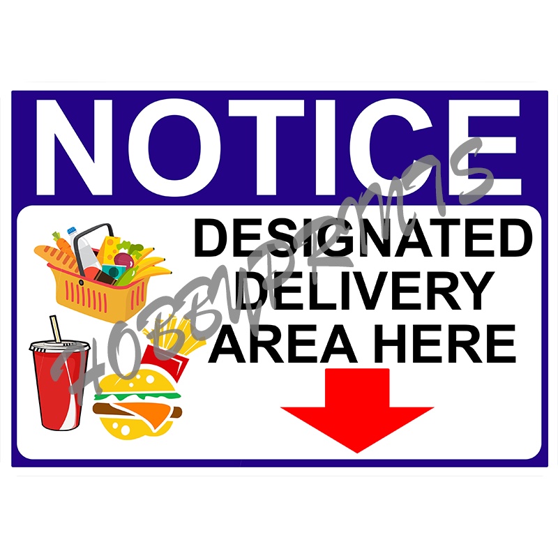 Laminated Signages | Delivery Area | Signages | Sign Boards Laminated ...