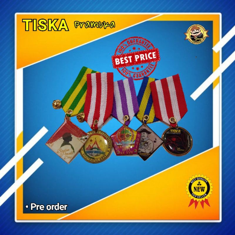 MINIMAL Custom scout Tiska / ribbon color can be chosen / minimum order ...