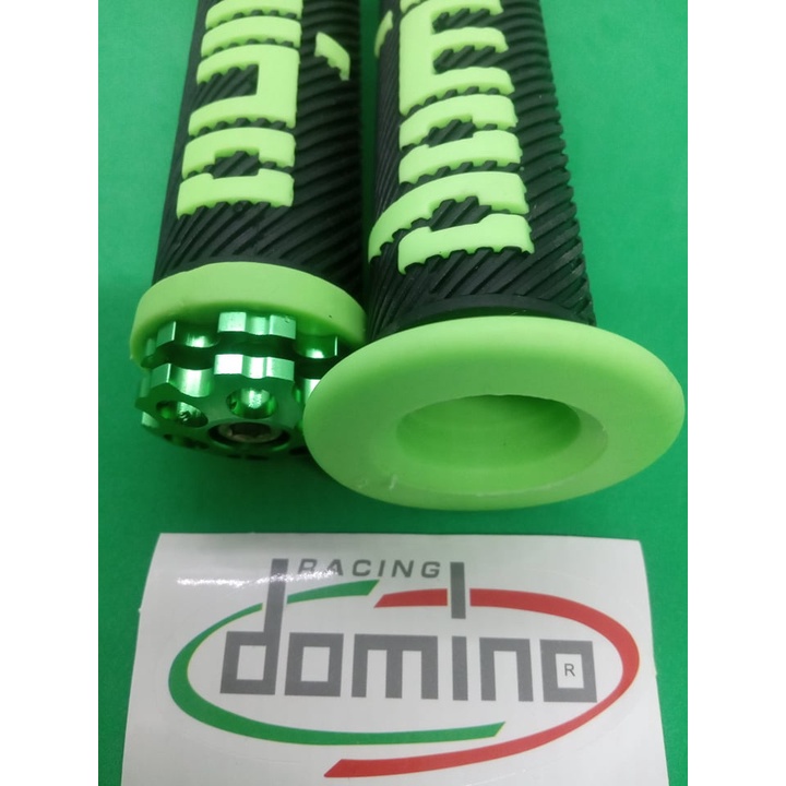 DOMINO COLOR LIGHT GREEN VERSION 2 HANDLE GRIP FOR MOTOR/ GAMIT SA ...