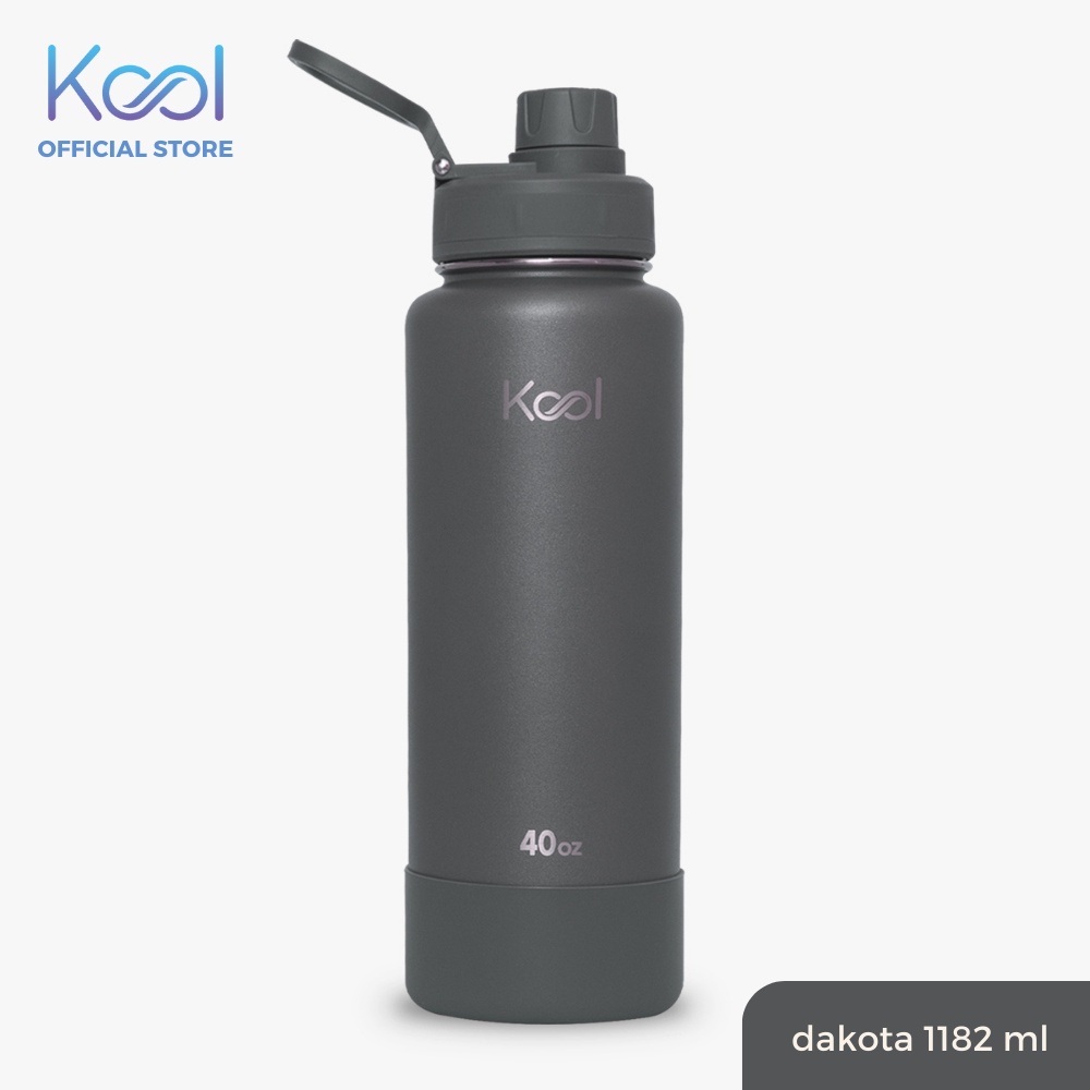 Kool Insulated Stainless Steel Water Bottle With Silicone Boot - Dakota ...