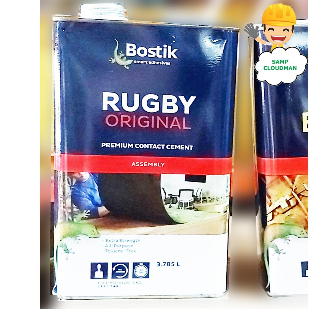 Bostik Rugby Original or Excel Contact Cement Gallon Size/4 liters ...