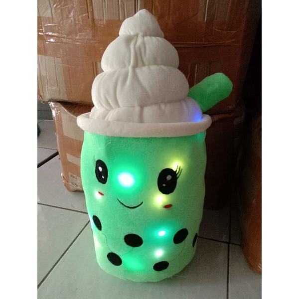 Boba Doll led jumbo Ice Cream Doll Big Gallon led Light SNI boba Doll ...