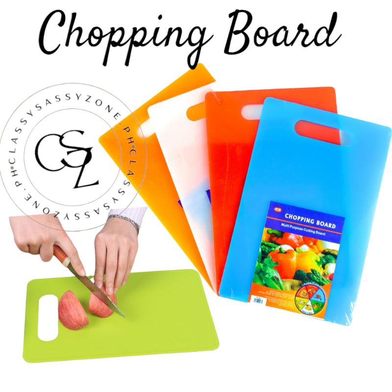 CSZ COD Small Colored Plastic Cutting Board Food Chopping Board Kitchen ...