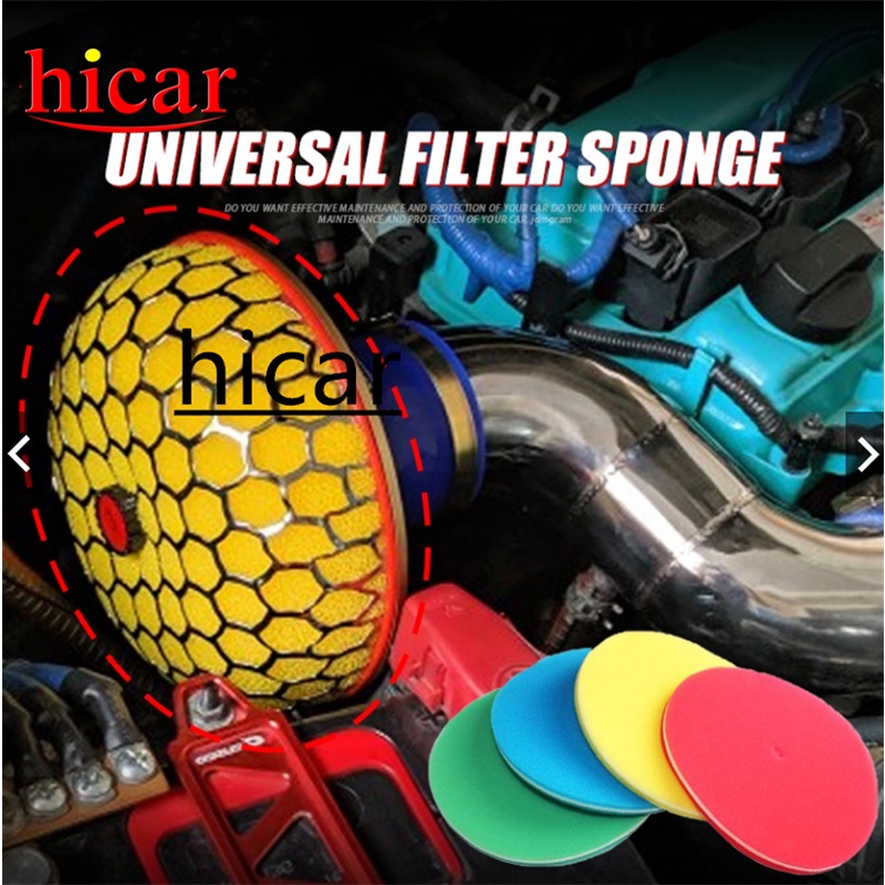 HKS niversal Car Air Filter Sponge 3 Layer Cover Mushroom Open Pod Auto ...