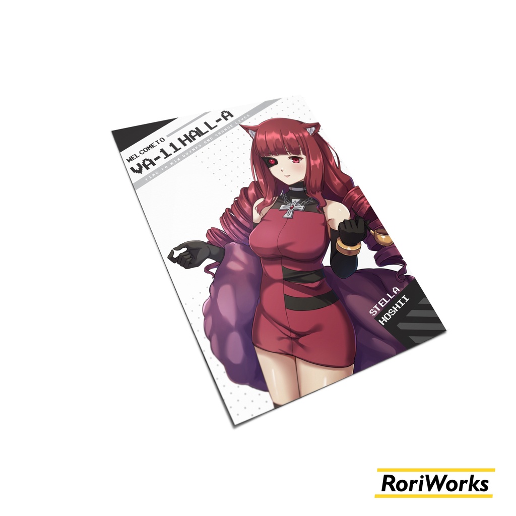 Anime Poster - Stella Hoshii VA-11 Hall-A | Shopee Philippines