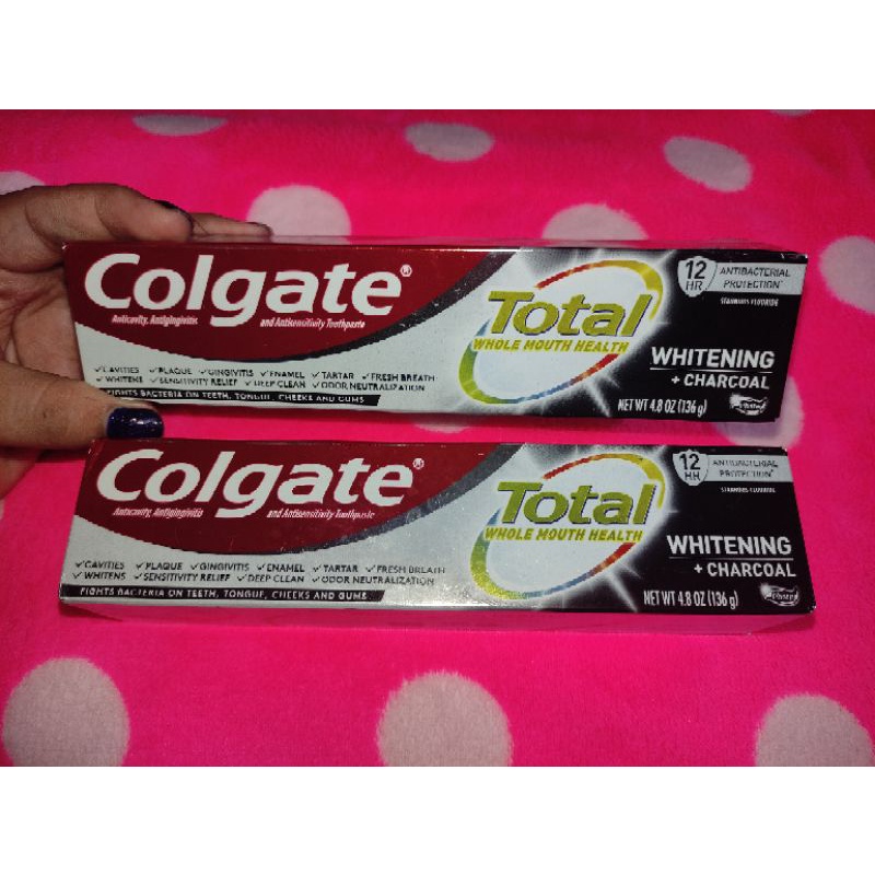 Colgate Total Whitening Charcoal Toothpaste | Shopee Philippines
