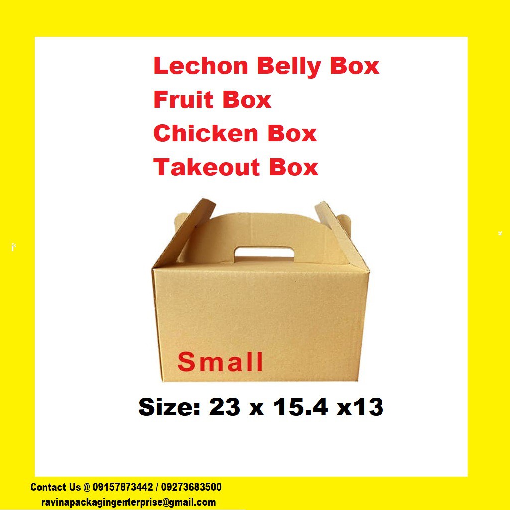 Lechon Belly Box / Crispy Pata Box / Chicken Box / Fruit Box / Takeout ...
