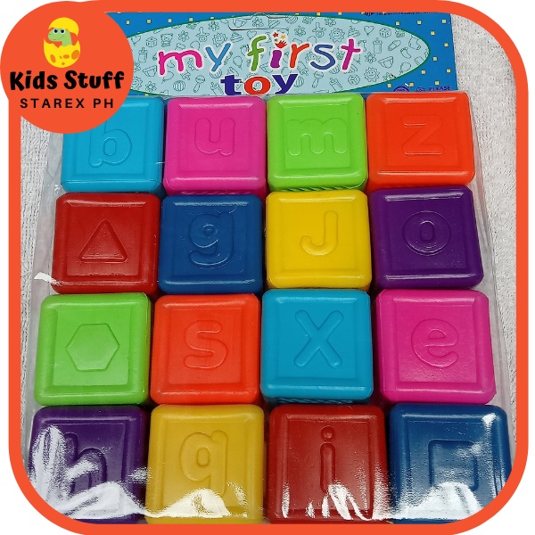 starexshop 16pc Alphabet Shapes Colors Blocks Educational Toys for ...