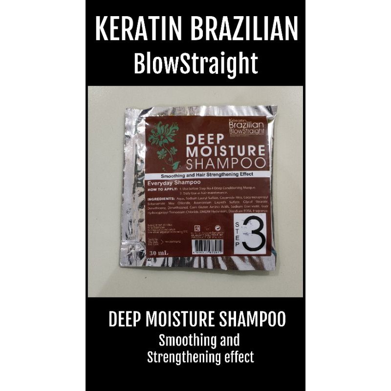 DEEP MOISTURE SHAMPOO 30ML | Shopee Philippines