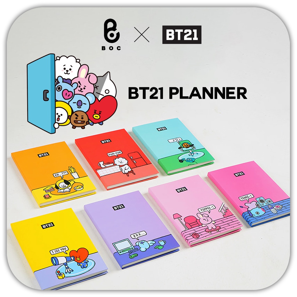 BT21 Planner/BTS BT21 Diary/Line Friends/2022 Planner/2022 Planner ...