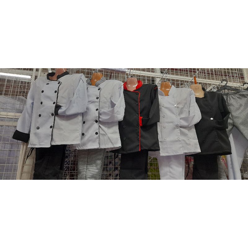 CHEF UNIFORM for adult COMPLETE SET | Shopee Philippines
