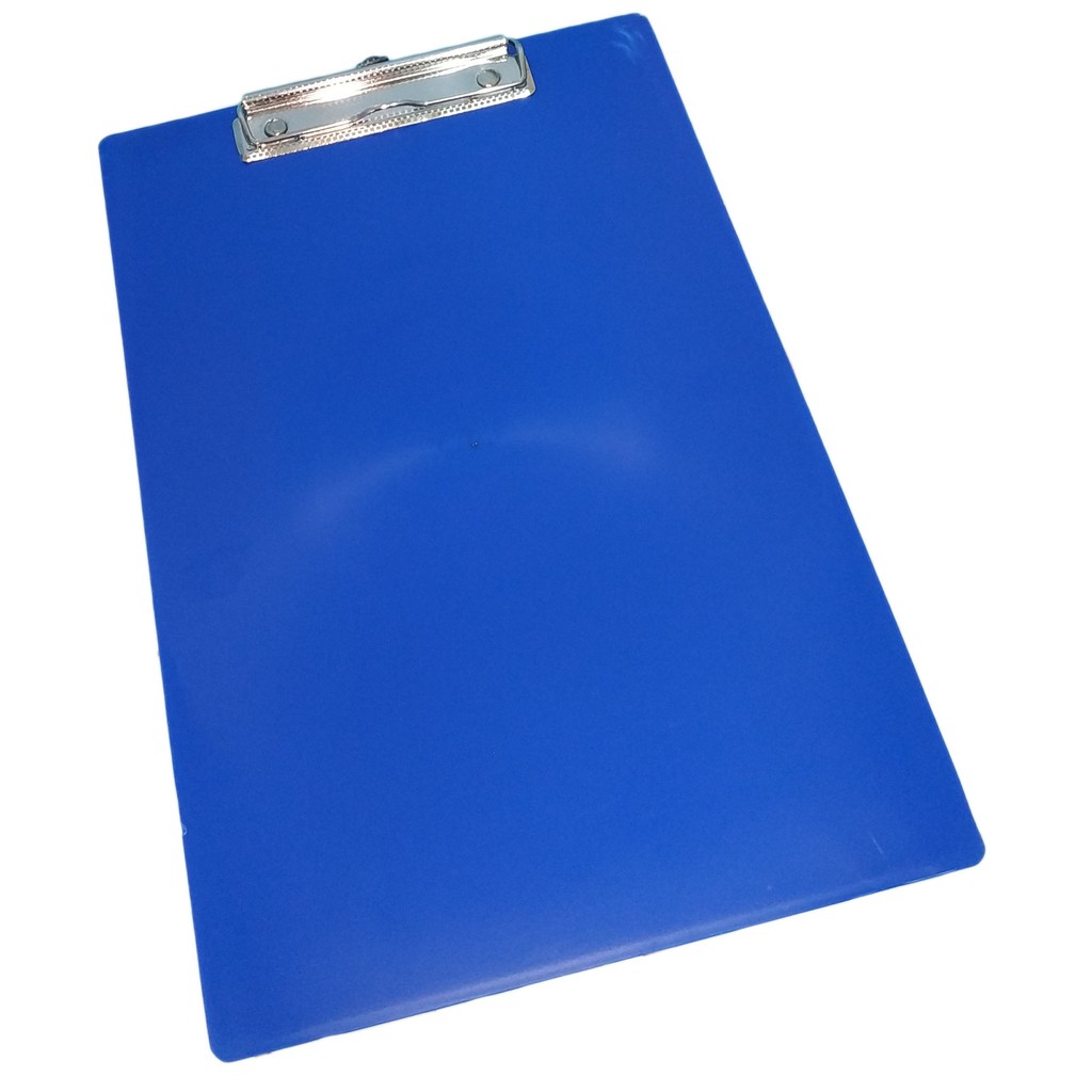 ( BLUE ) PVC CLIP BOARD LONG 13-1/2" X 9" === CLIPBOARD | Shopee ...