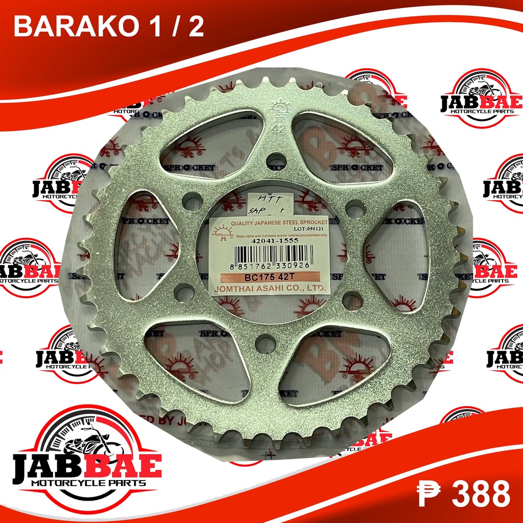 42T Sprocket JT Sun Barako 1 and 2 v01.2025 | Shopee Philippines