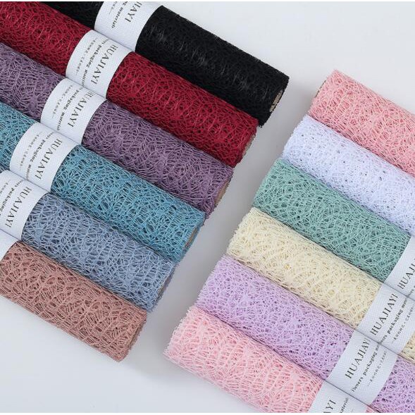 1 PCS Korean Jacquard Mesh Wrapping Paper 50x70 Cm ~ Flower Florist ...