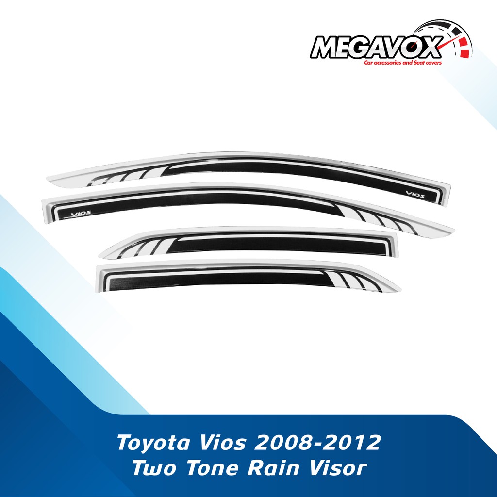 Toyota Vios 2008-2012 Two Tone Rain Visor | Shopee Philippines
