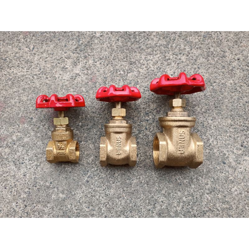 EXCEL Brass Gate Valve Heavy Duty Extra Thick (MAKAPAL) | Shopee ...