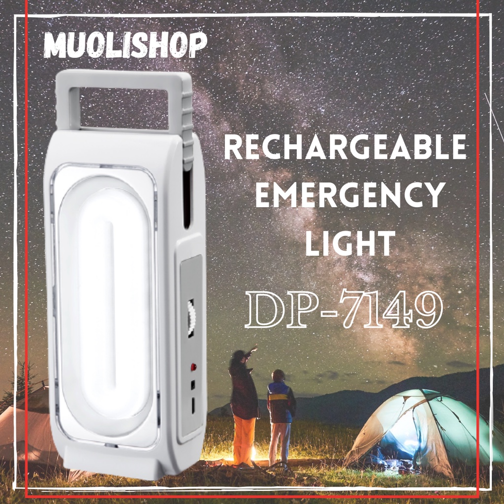 DP RECHARGEABLE EMERGENCY LIGHT (DP-7149) | Shopee Philippines