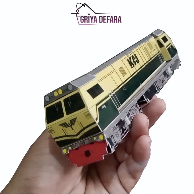 MESIN Griyadefara PAPERCRAFT Locomotive CC 206 CC206 Scale HO 1:87 1: ...