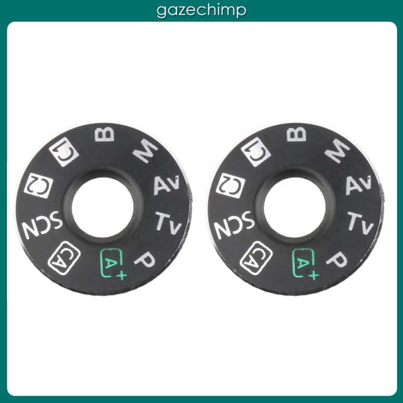 2Pcs Dial Mode Plate Interface Cap Label Nameplate Replacement Part for ...