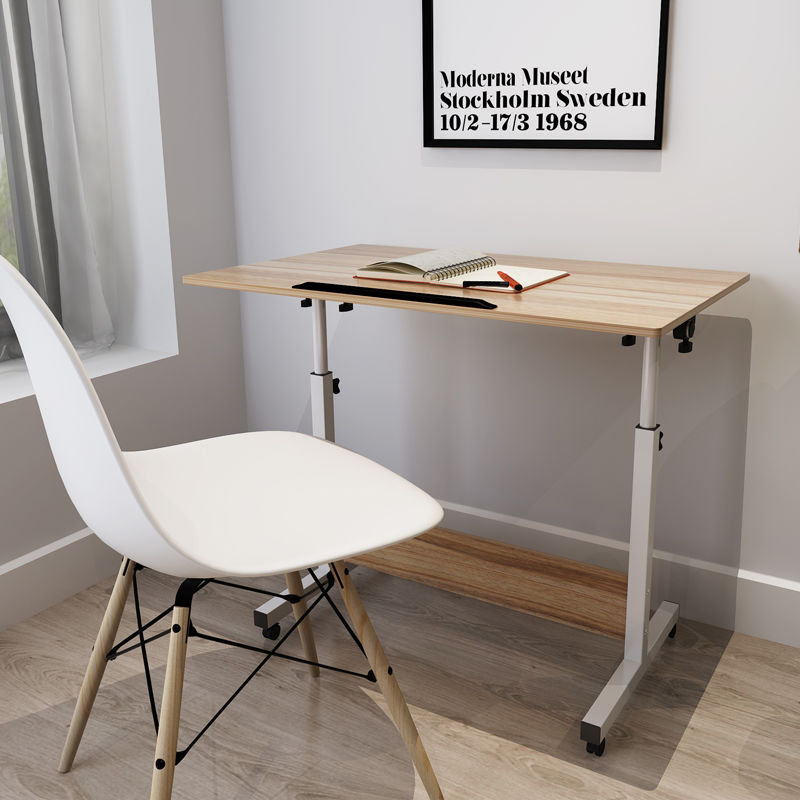 In stockLaptop study desk Computer Table - Movable with Wheels, Bedside ...